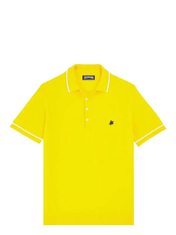 Vilebrequin Logo-embroidered Polo Shirt - Yellow