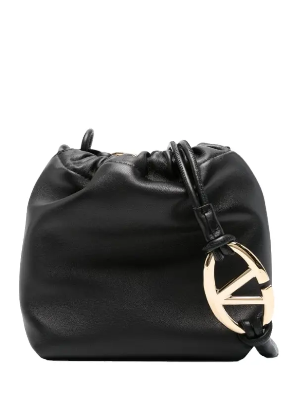 Valentino Garavani Vlogo Pouf Mini Bucket Bag - Black