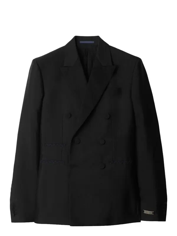 Burberry Wool-blend Blazer - Black