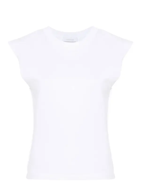 Rabanne Chain-detail Cotton T-shirt - White