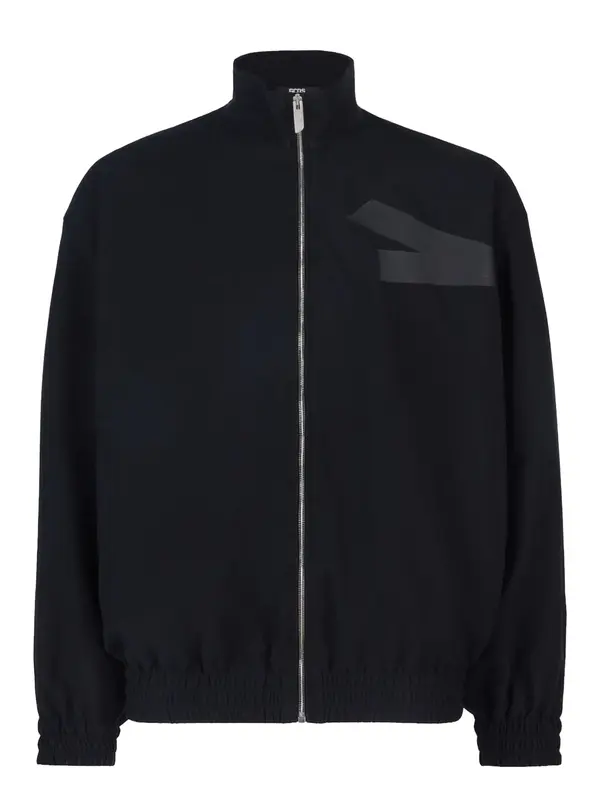 Gcds Logo-tape Bomber Jacket - Black