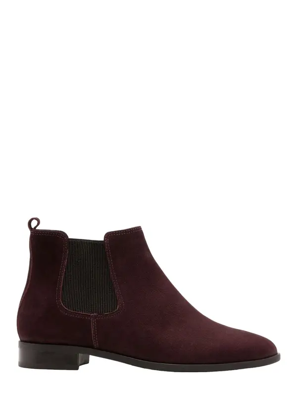 STUDIO CHOFAKIAN Ankle Leather Boots - Red