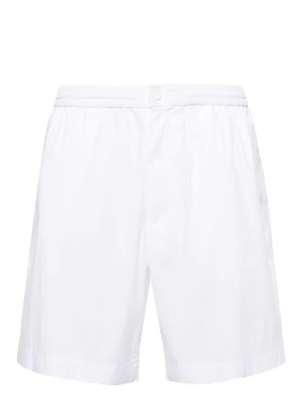 Aspesi Elasticated-waist Poplin Shorts - White