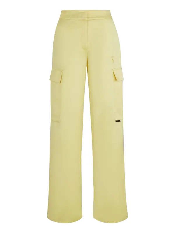 Hugo High-waisted Straight Trousers - Yellow