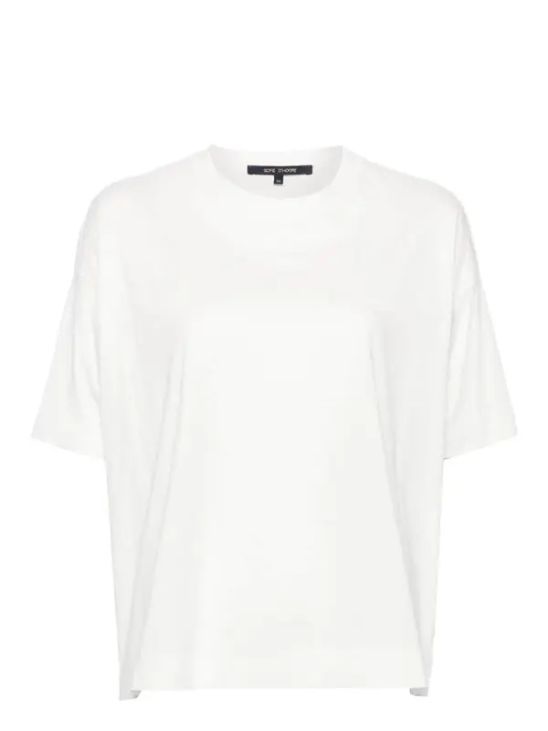 Sofie D'hoore Crew-neck Cotton T-shirt - White