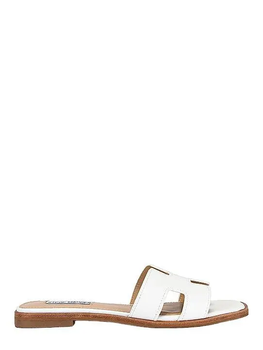 Steve Madden Hadyn Sandal - White Leather
