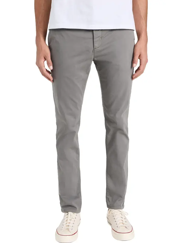 Paige Danford Stretch Sateen Chinos - Cool Slate