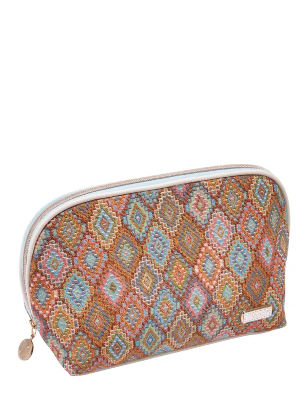 Stephanie Johnson Bodrum Kilim Lola Makeup Bag - Orange Multi