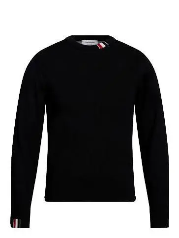 Thom Browne Sweater In Virgin Wool And Polyamide - Black