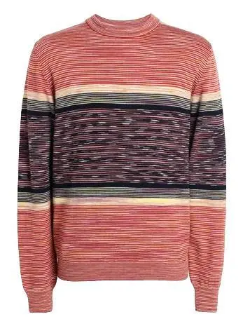 Missoni Striped Wool Sweater - Red