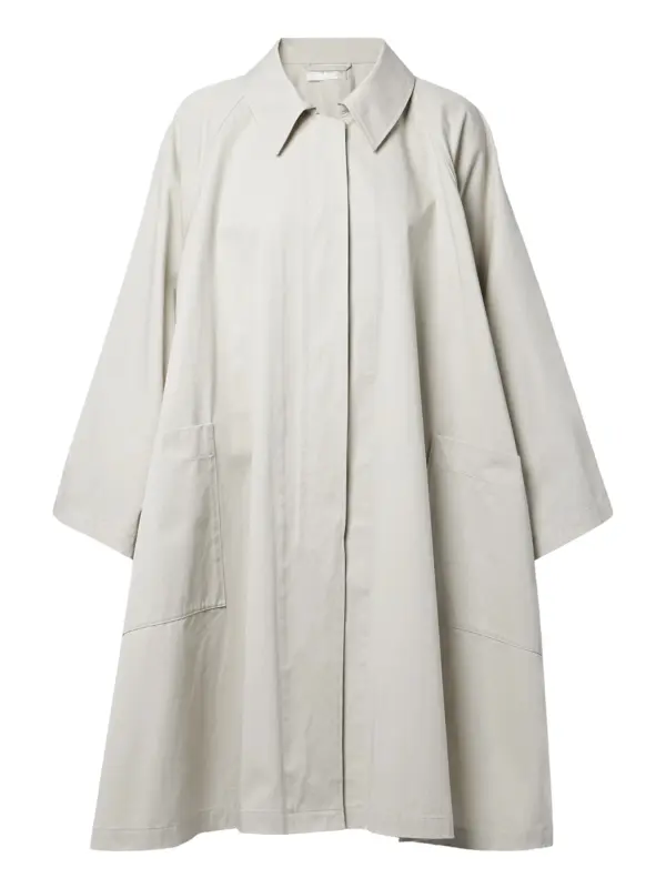 THE ROW - The Row Lenister Oversized Cotton-Gabardine Coat