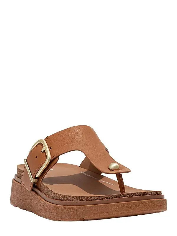 Fitflop Gen-ff Buckled Thong Sandals - Light Tan