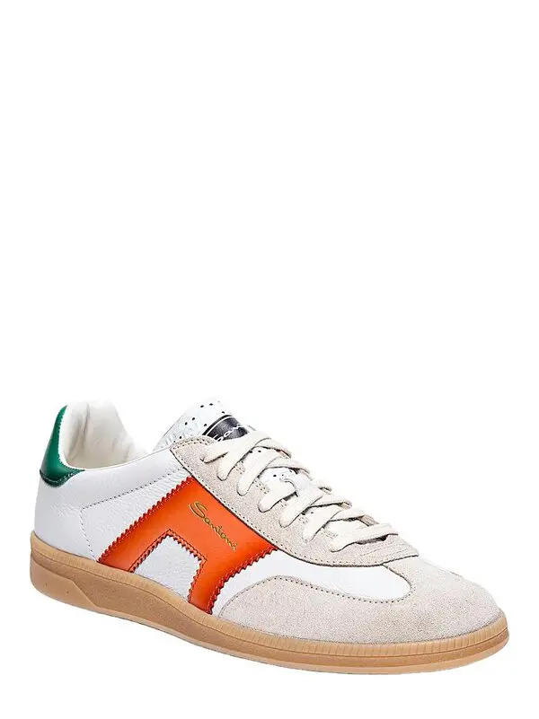 Santoni Dbs Olympic Sneakers - Orange/green