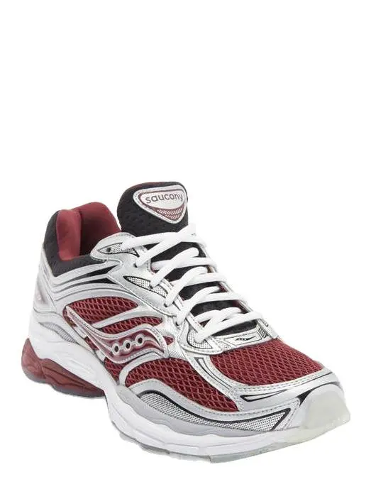 Saucony Gender Inclusive Progrid Omni Sneaker - Maroon/black