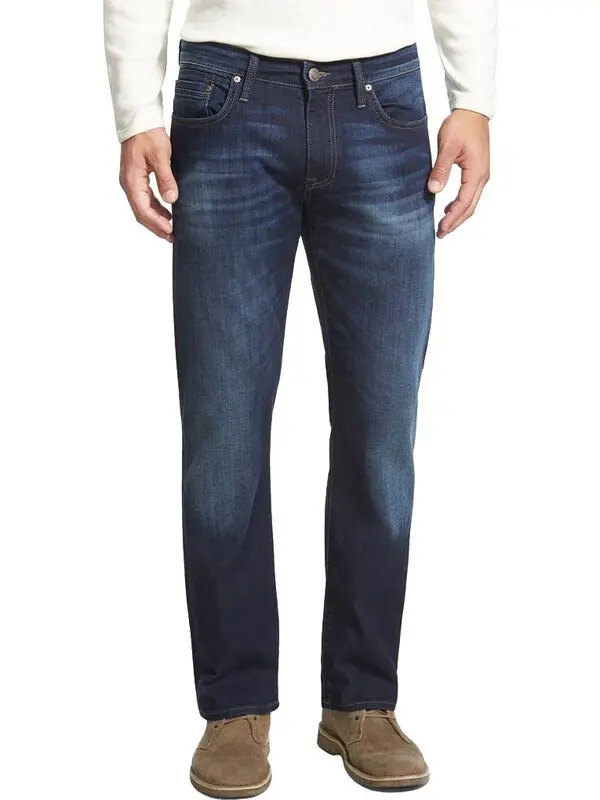 MAVI Zach Straight Leg Jeans - Dark Williamsburg