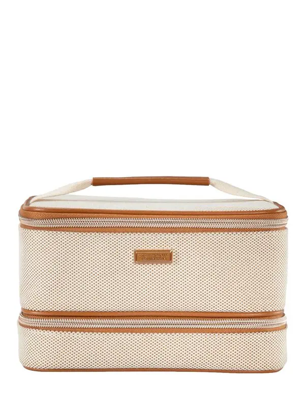 Stephanie Johnson Paros Jenny Train Cosmetics Case - Ivory