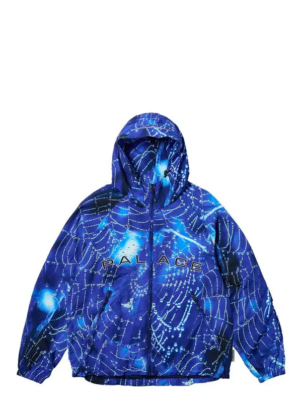PALACE Arc Shell Hooded Jacket - Spider Web Blue