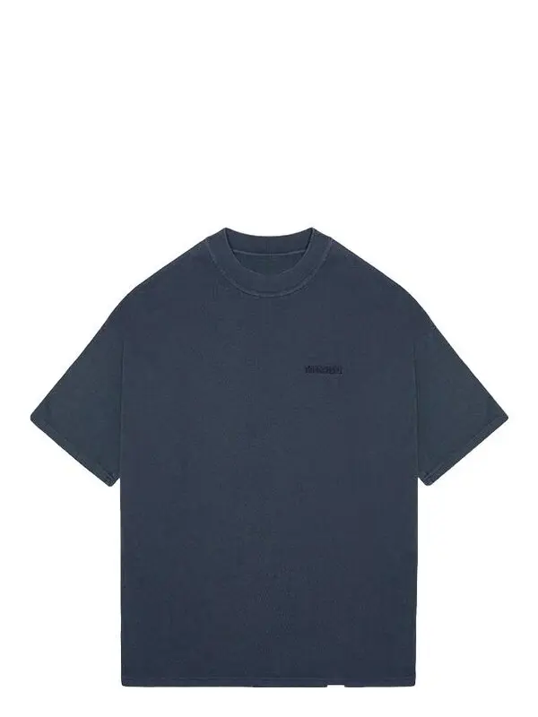 REPRESENT Blank Oversized T-shirt - Vintage Blue