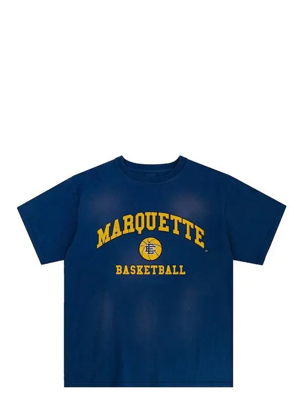 ERIC EMANUEL Ee College Marquette Tee Shirt - Washed Navy Blue