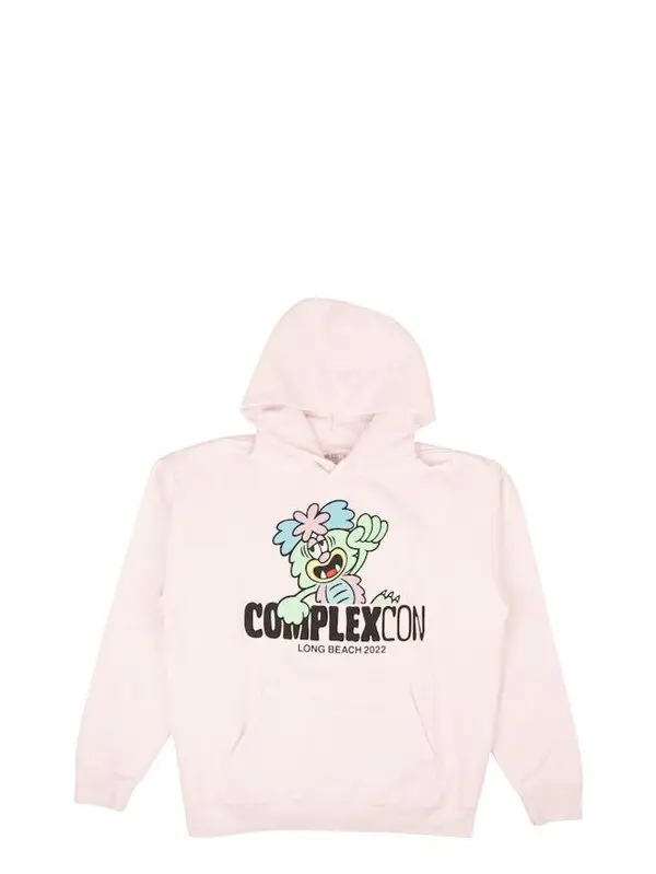 COMPLEXCON X Verdy Logo Graphic Hoodie - Pink