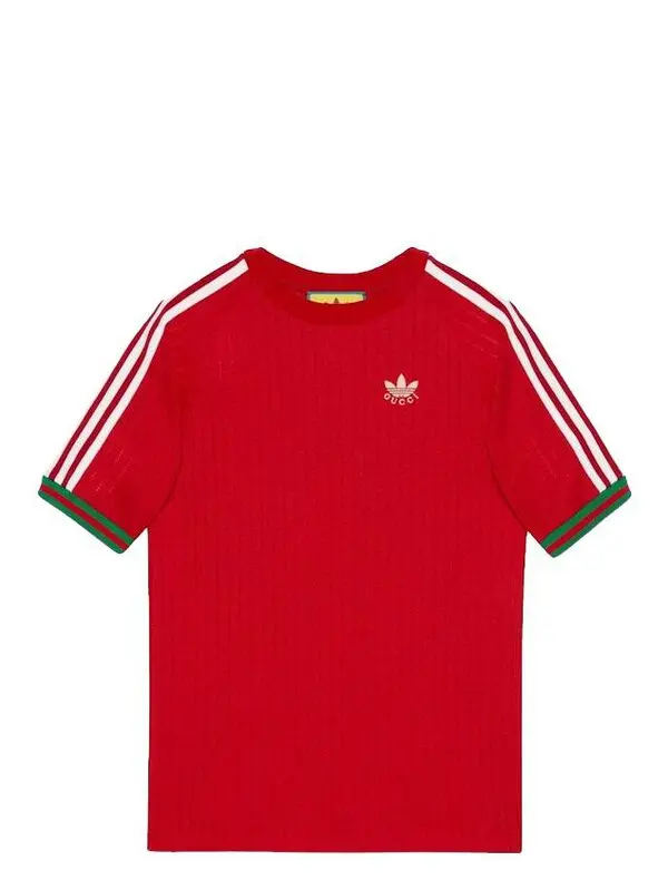 Gucci X Adidas Jersey T-shirt - Red