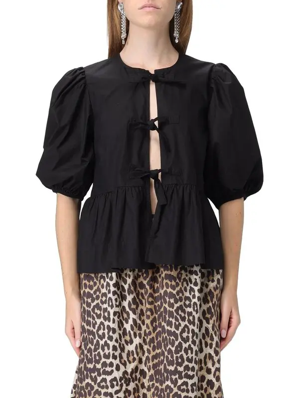 GANNI Top - Black