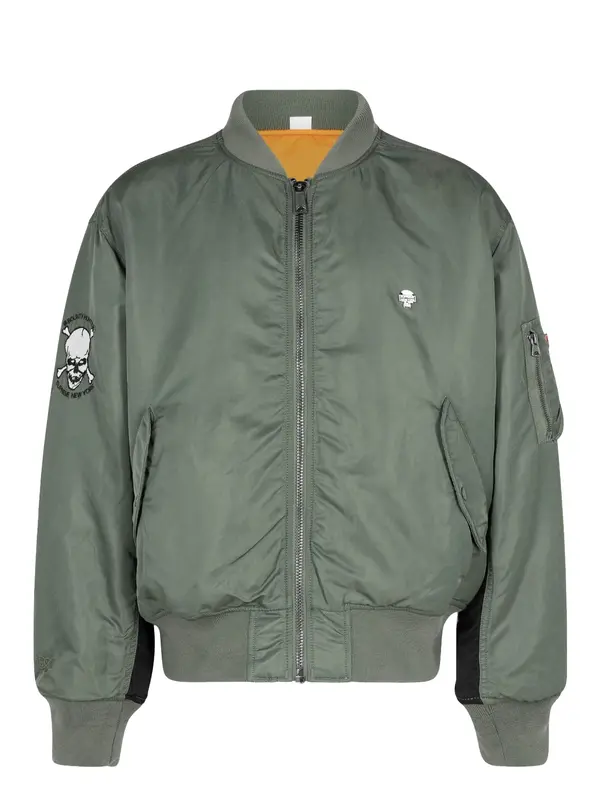 Supreme X Bounty Hunter Ma-1 Jacket - Green