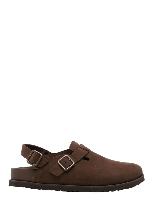 BIRKENSTOCK Tokio Cazador Suede Sandals - Brown