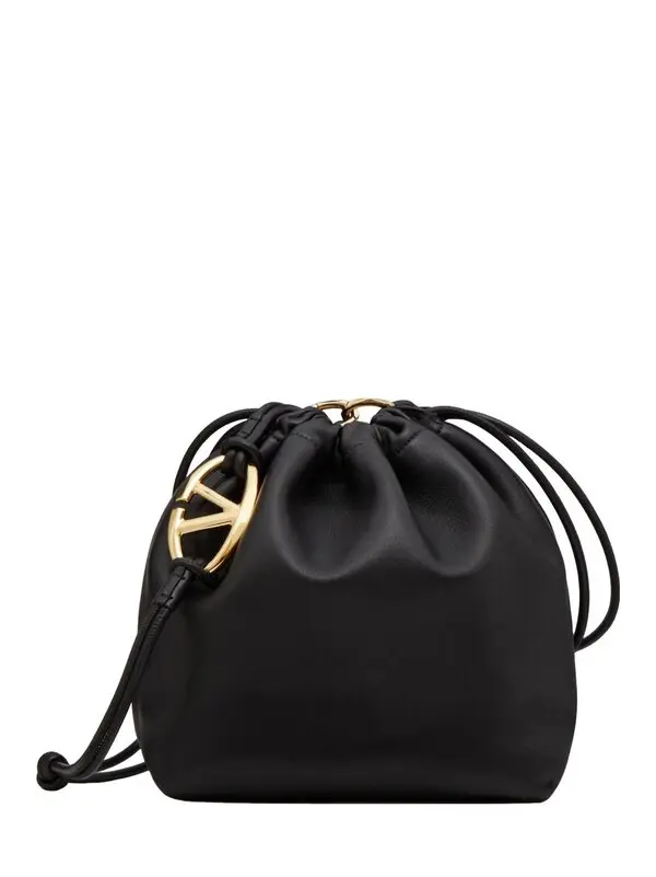 Valentino Garavani Vlogo Pouf Pouch - Black