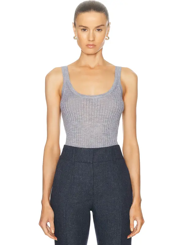Gabriela Hearst Nevin Tank Top - Heather Grey