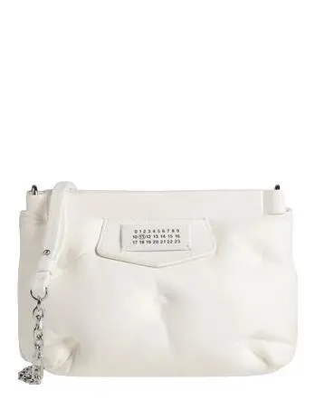 MAISON MARGIELA Ovine Leather Cross-body Bag - White