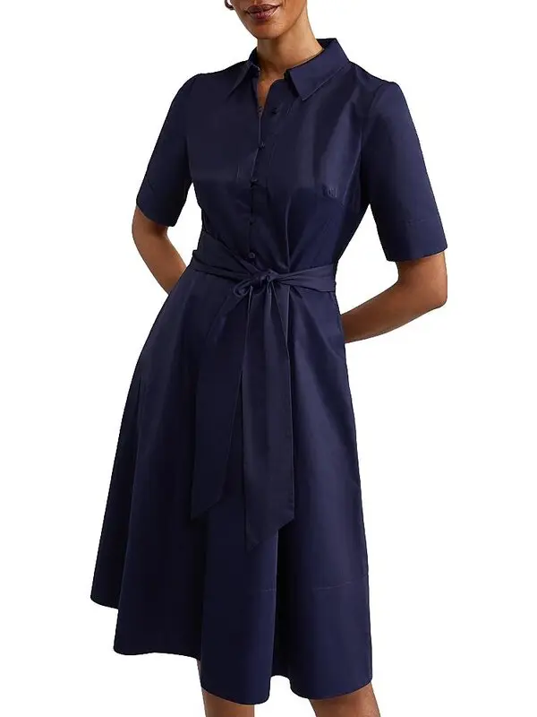 HOBBS LONDON Brielle Shirt Dress - Midnight