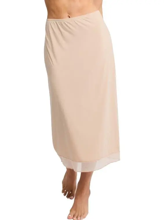 MONTELLE INTIMATES Midi Half Slip - Sand