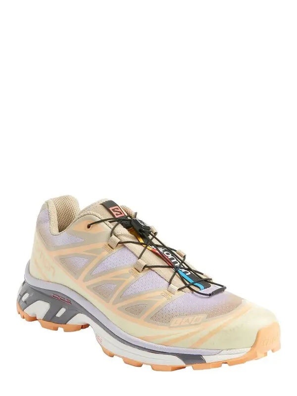 SALOMON Xt-6 Skyline Trail Running Sneakers - White Pepper/peach Quartz/orchid Petal
