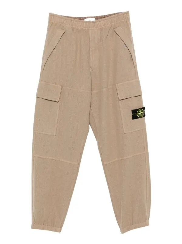 Stone Island Cargo Trousers - Brown