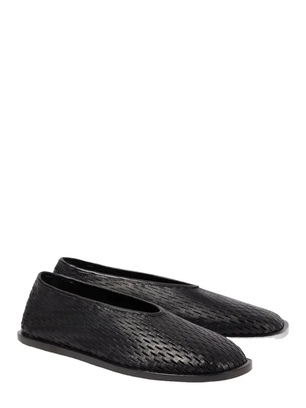 Proenza Schouler Leather Ballerinas - Black