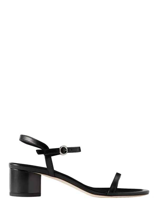 AeydĒ Immi Leather Sandals - Black