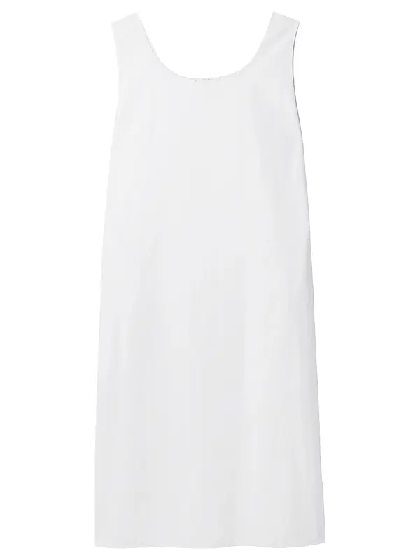 THE ROW Janah Cotton Midi Dress - Off-white