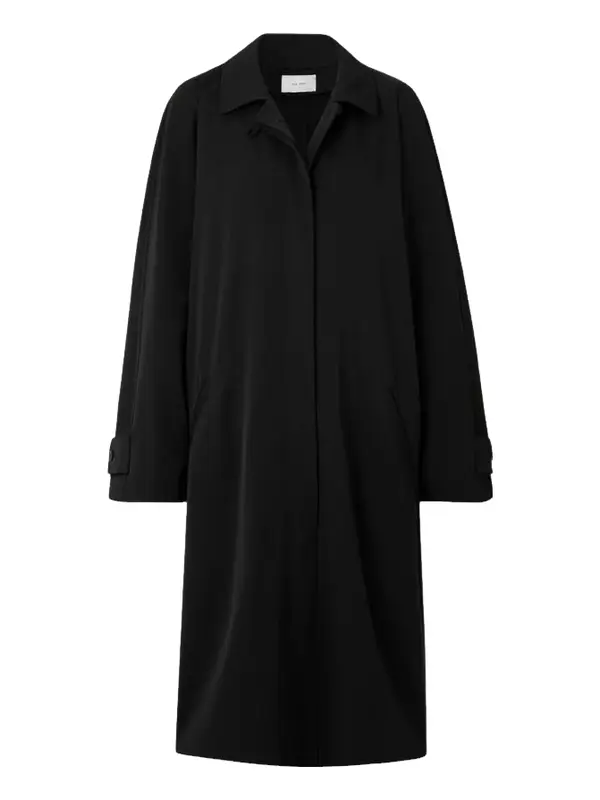 THE ROW Flemming Wool Trench Coat - Black