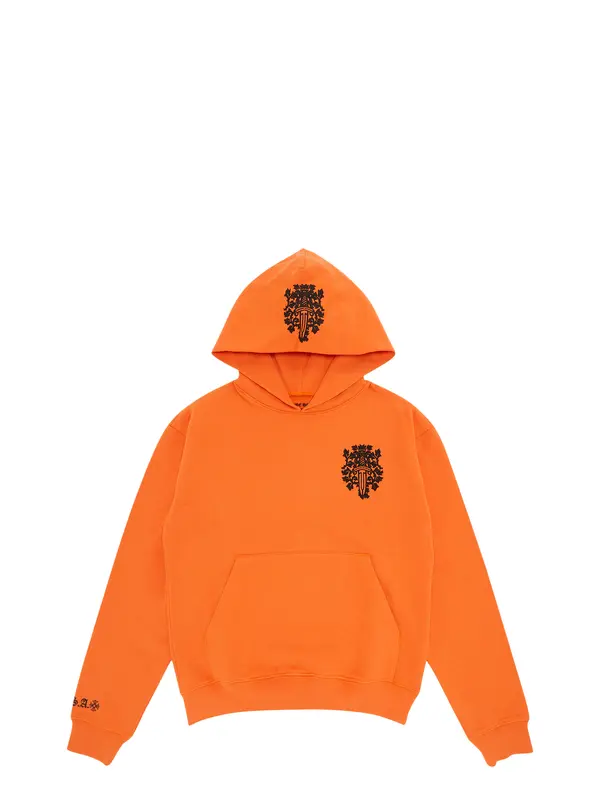 Chrome Hearts Vine Dagger Hoodie - Orange