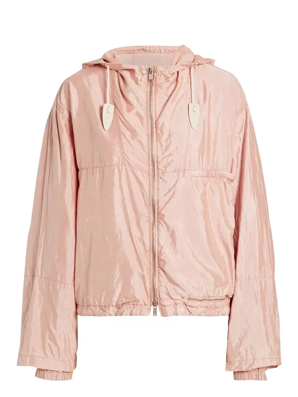 JIL SANDER Shell Hooded Jacket - Blush