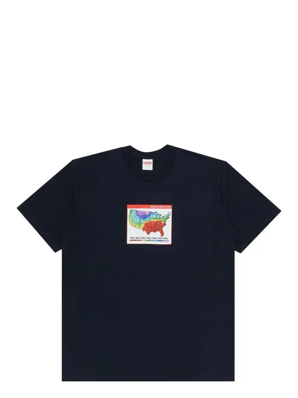 Supreme Weather Tee 'navy - Blue