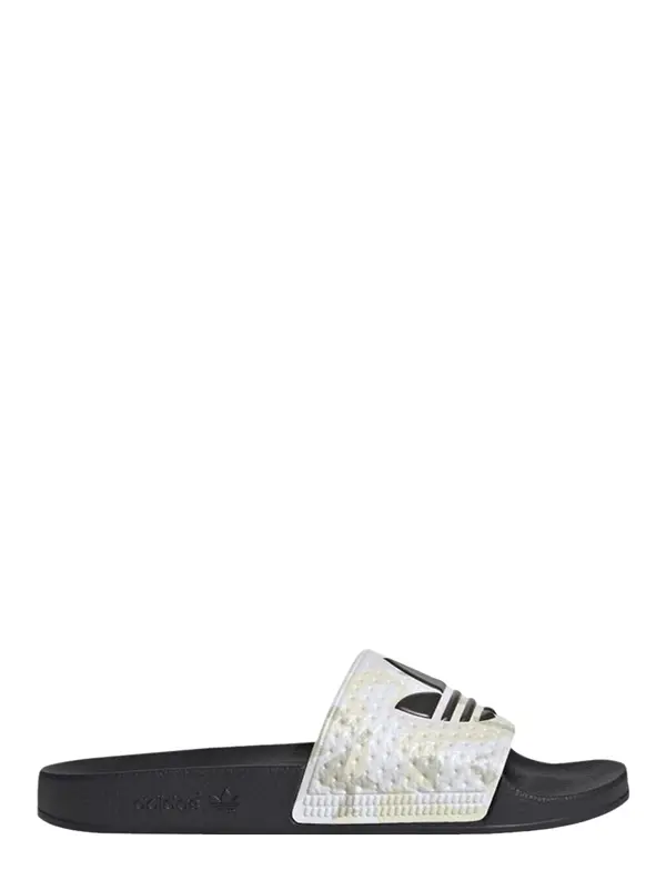Adidas Adilette Camo Print Slides - Cream