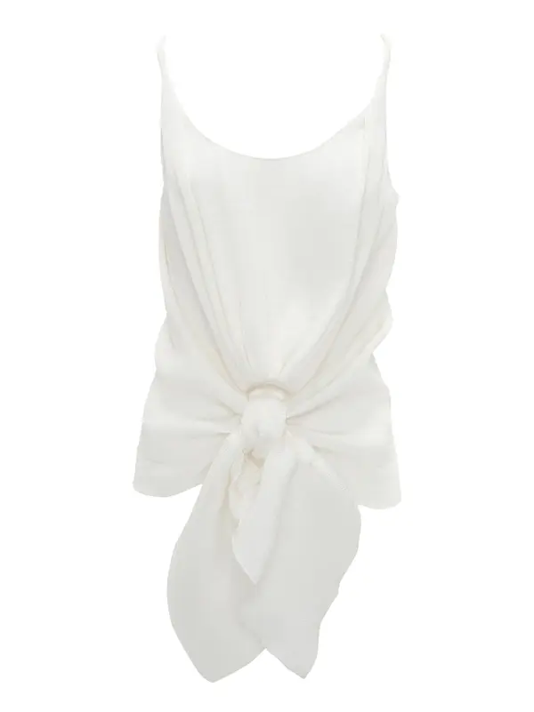 JW Anderson Knotted Tank Top - White