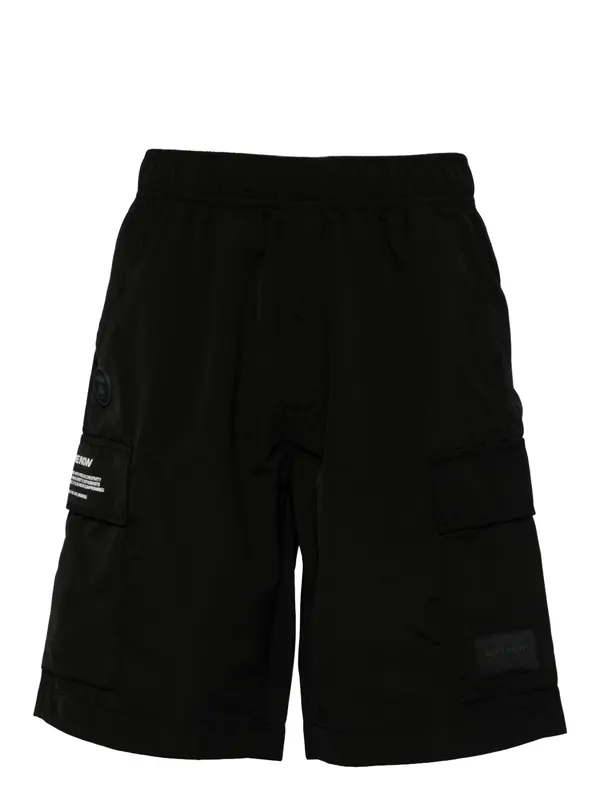 AAPE BY *A BATHING APE® Logo Cargo Shorts - Black