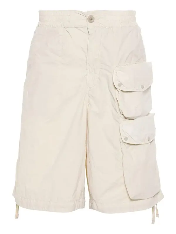 TEN C Taffeta Cargo Shorts - Neutrals