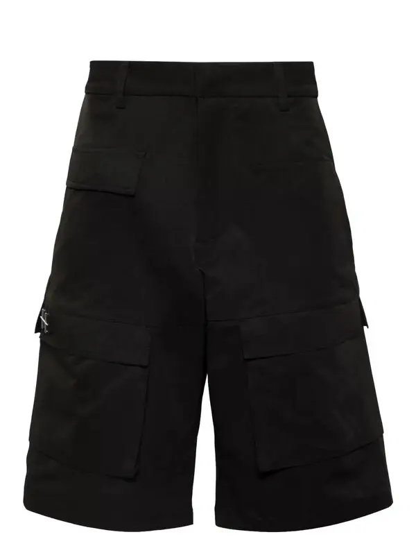 HELIOT EMIL Cellulae Cargo Shorts - Black