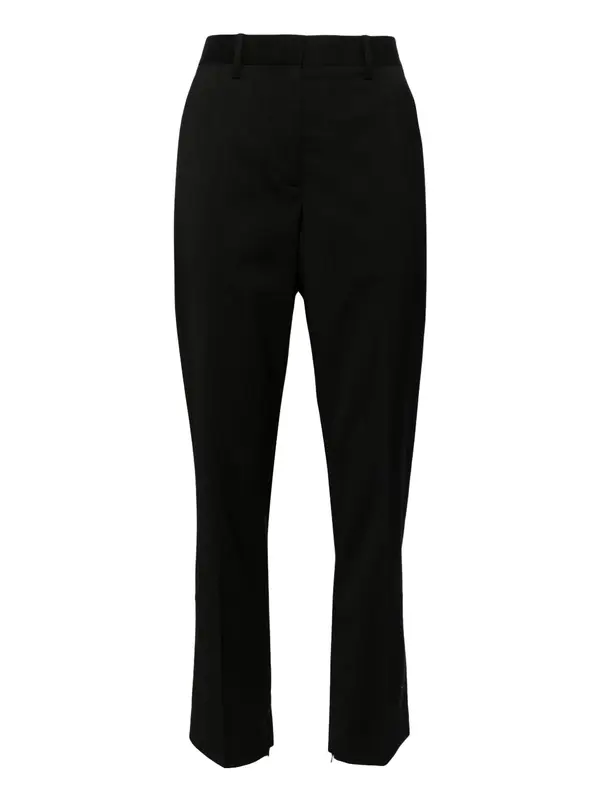 Helmut Lang Slim-fit Wool Trousers - Black