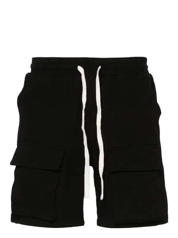 MOUTY Twill Cargo Shorts - Black