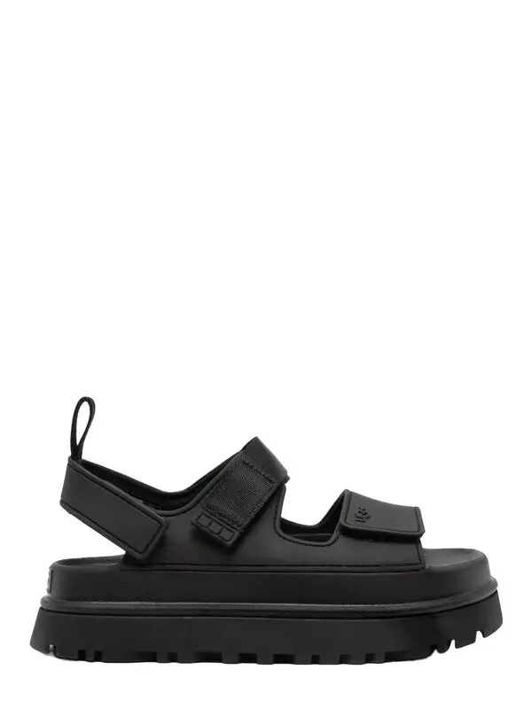 UGG Goldenglow Touch-strap Platform Sandals - Black